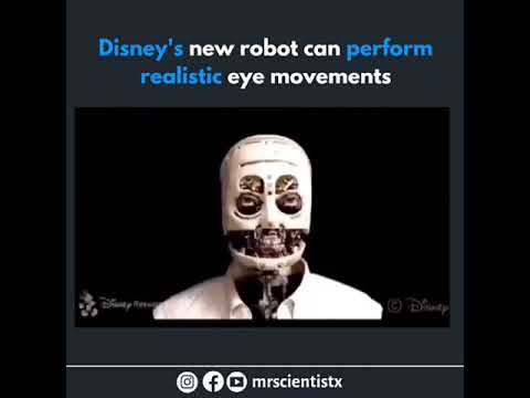Disney's new robot can perform realistic eye movements !!