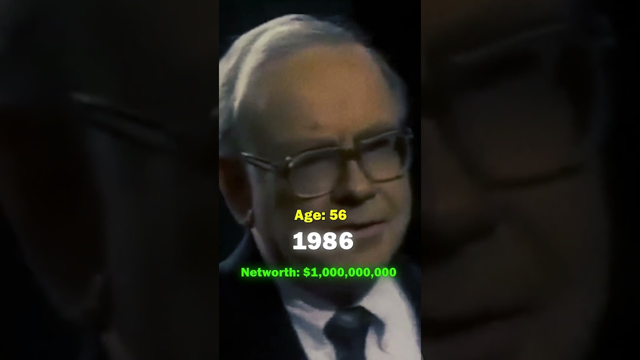 Visualizing Warren Buffett's Net Worth Evolution through Value Investing