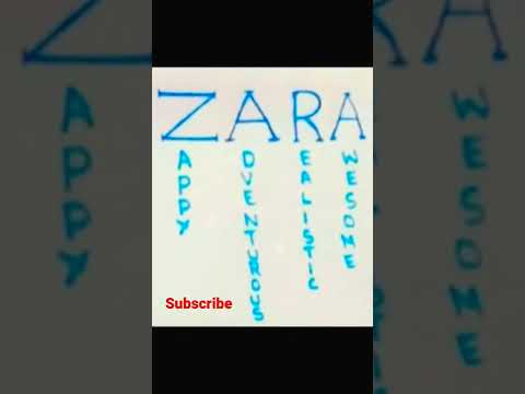 Meaning of the name ZARA. #shorts #ashortaday #meaning #zara #youtubeshorts