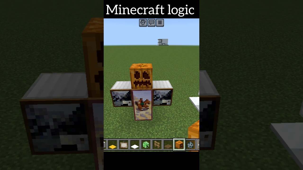 Minecraft logic 😂 ? #minecraft #shorts