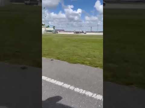 Trumps Plane at PBI airport
