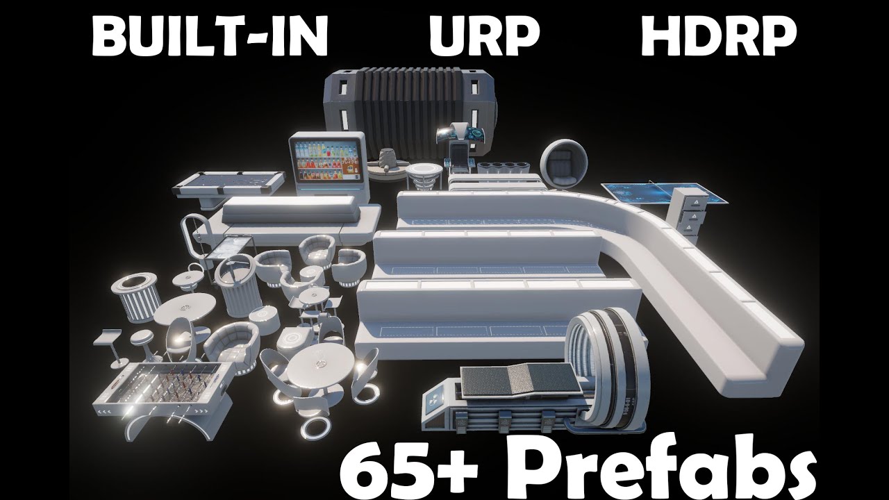 Ultimate Futuristic Props Bundle Pack Sci-fi - BananaMonkey