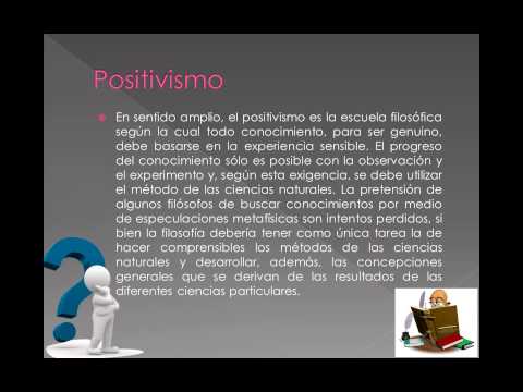 Materialismo y Positivismo
