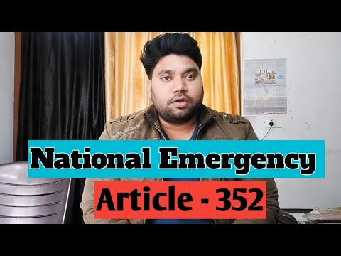 National Emergency under Article 352 of Indian constitution