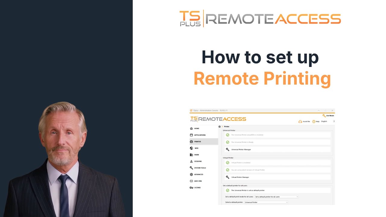 How to set up Remote Printing with TSplus Remote Access – Step-by-Step Tutorial