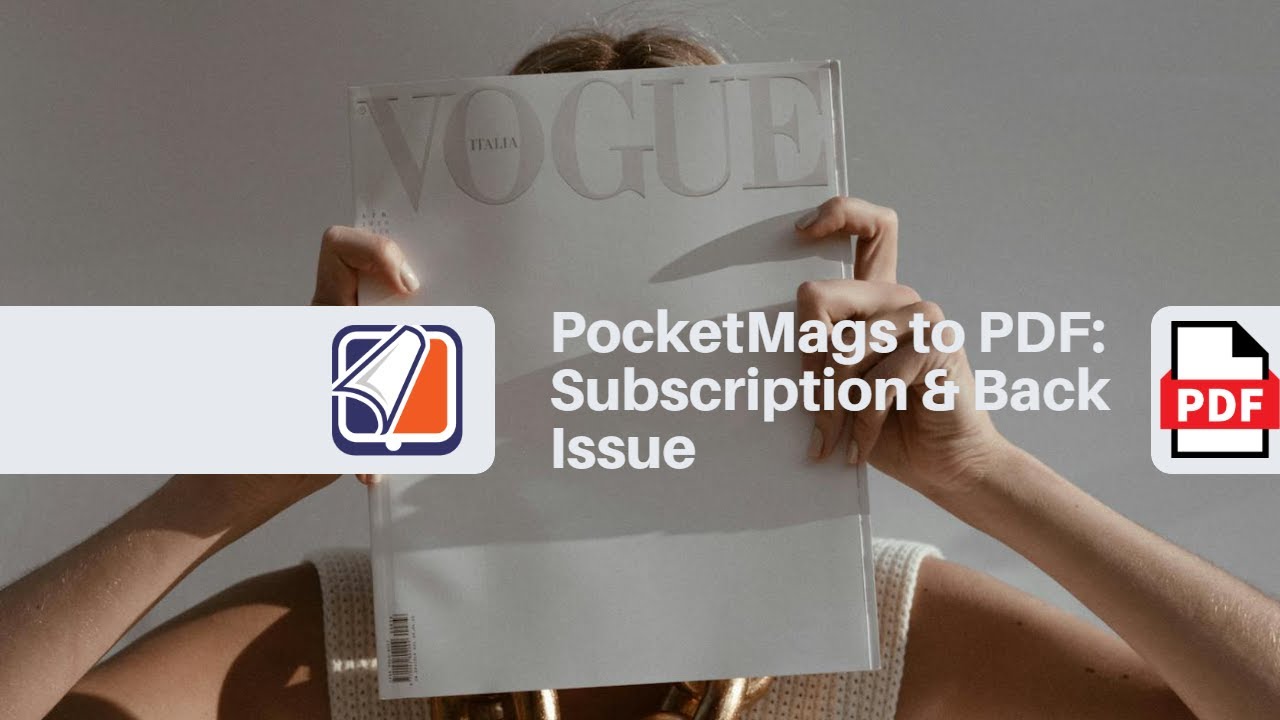 Download PocketMags Magazines to PDF (Exclusive Effective Method)