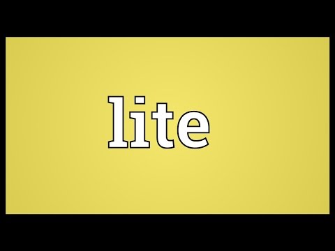 Lite Meaning