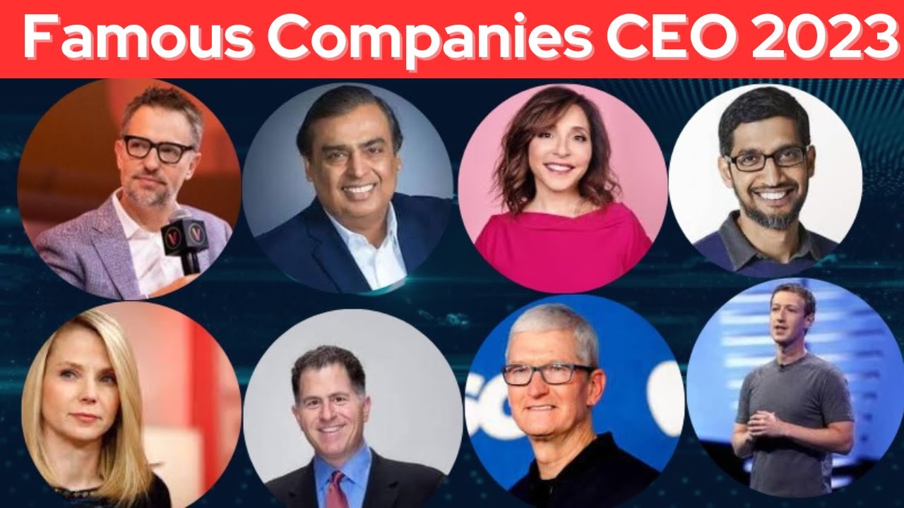 CEOs Of Major Companies 2023 Quiz | GK for Famous Companies CEO 2023 Quiz