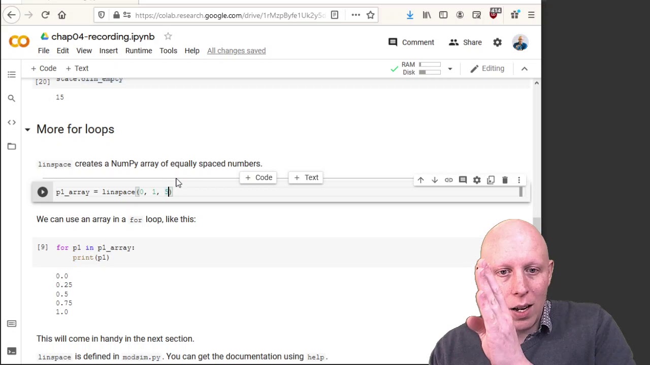Modeling and Simulation in Python - Chapter 4 - Coding the SweepSeries