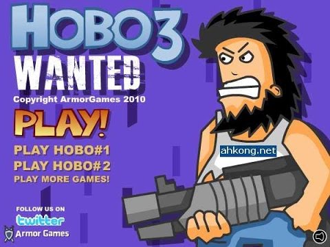 [HOBO 3 GamePlay]- LOL!  World's Nastiest Hobo Game