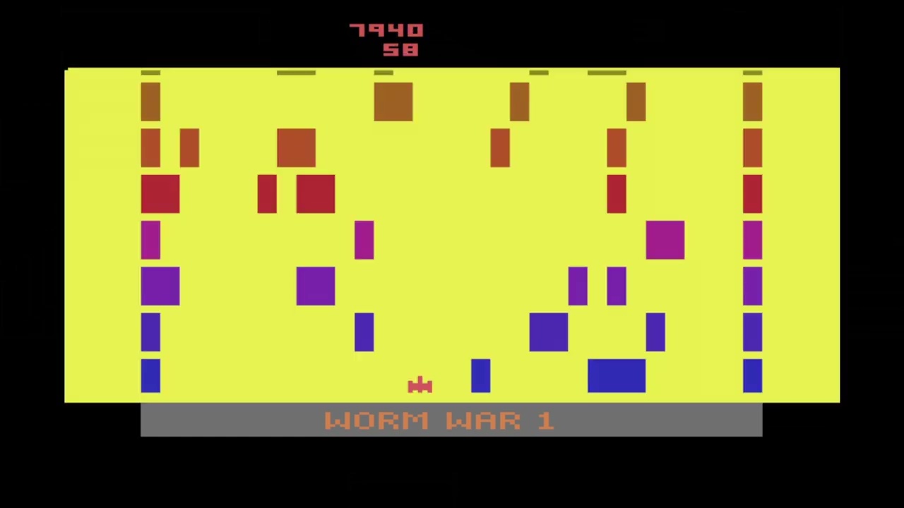 Worm War I Atari 2600 Review