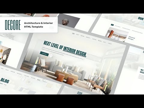 DeCore - Modern Architecture & Interior Design HTML5 Website Templates | Geek Code Lab