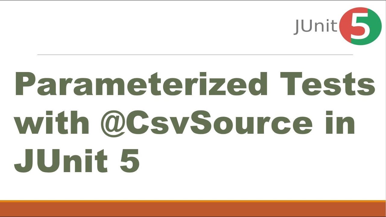 Parameterized Tests with @CsvSource in JUnit 5 || @CsvSource Annotation in JUnit