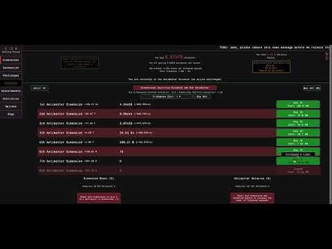 Antimatter Dimensions Part 7: Antitables Achievement