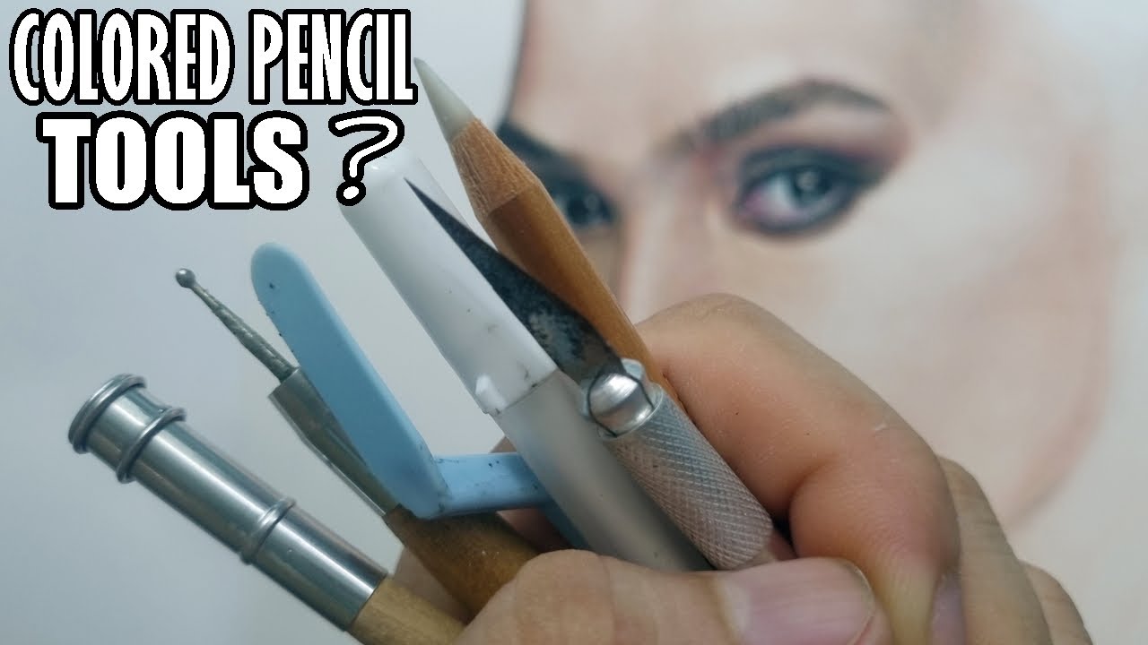 These TOOLS Make Colored Pencil Drawing EASY & Quick- Real-Time Tutorial