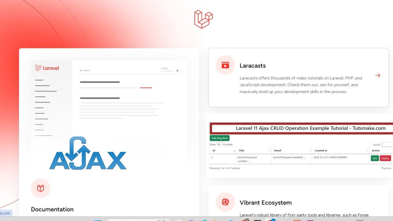 Laravel 11 Ajax CRUD Example