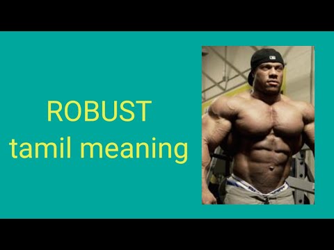ROBUST tamil meaning/sasikumar