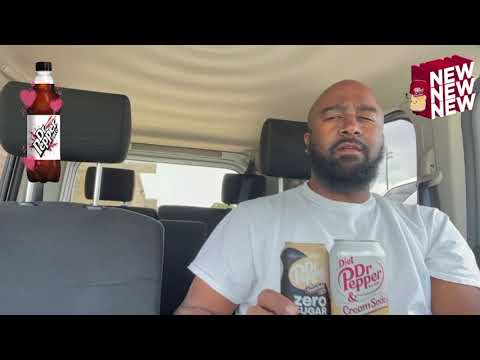 Diet Dr. Pepper Cream Soda & Dr. Pepper Cream Zero Sugar; WHAT’S THE DIFFERENCE❓❓🤔🤷🏽♂️