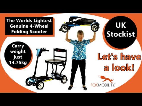 The UK's Lightest 4-Wheel Folding Scooter - The Monarch Air - Let's have a look!