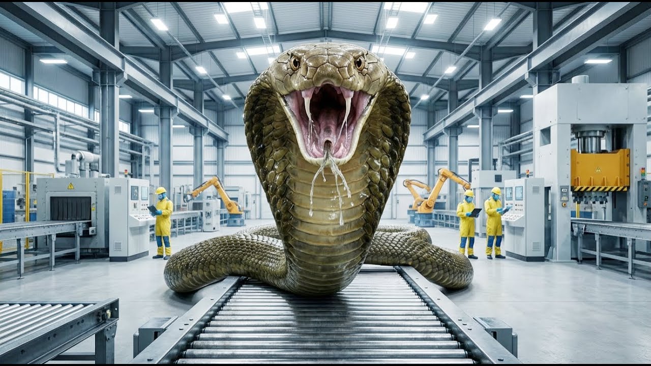 Inside the King Cobra Factory: Rearing Ophiophagus Hannah for Antivenin Production
