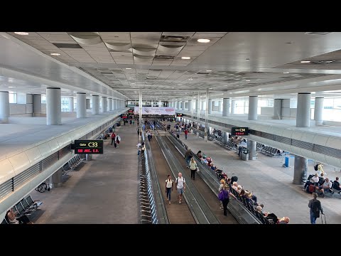 Denver International Airport Tour in Concourse C Gates Walkthrough (DEN)