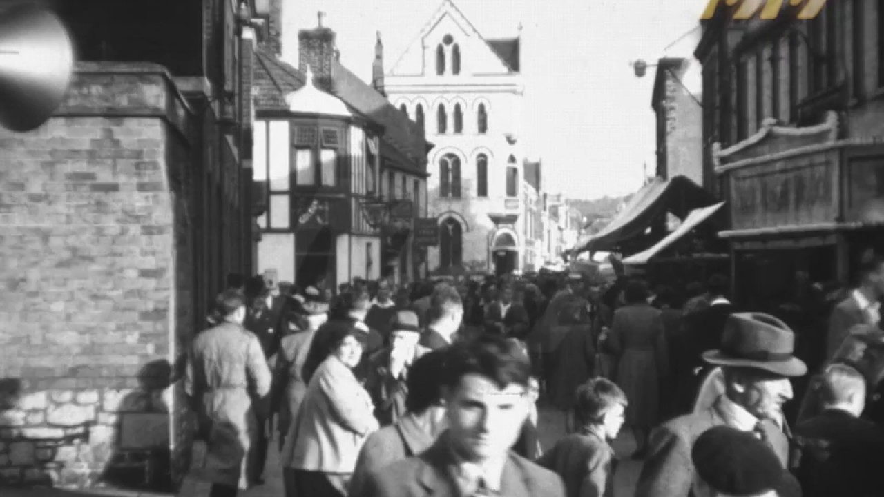 Barnstaple Fair & Carnival North Devon England 1953 old cine film