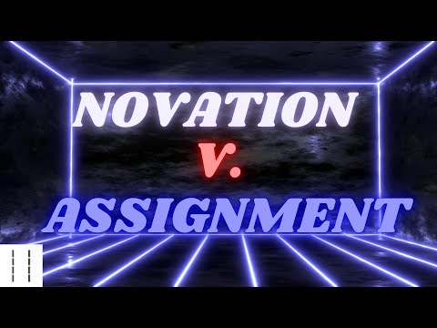Contract 101: Novation V. Assignment -Consumer Obligor, Mortgage, Promissory Note (Preview).