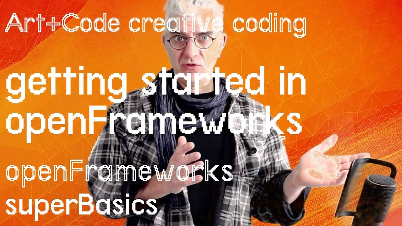 Getting started with openFrameworks C++ creative coding - tutorial: openFrameworks superBasics e01: