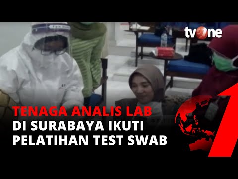 Puluhan Analis Lab Puskesmas di Surabaya Ikuti Pelatihan Test Swab | tvOne