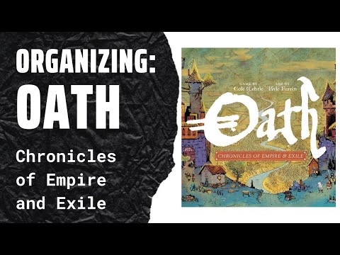 Organizing Oath: Chronicles of Empire and Exile (Fully Sleeved w/ Upgraded Components) SideGame LLC