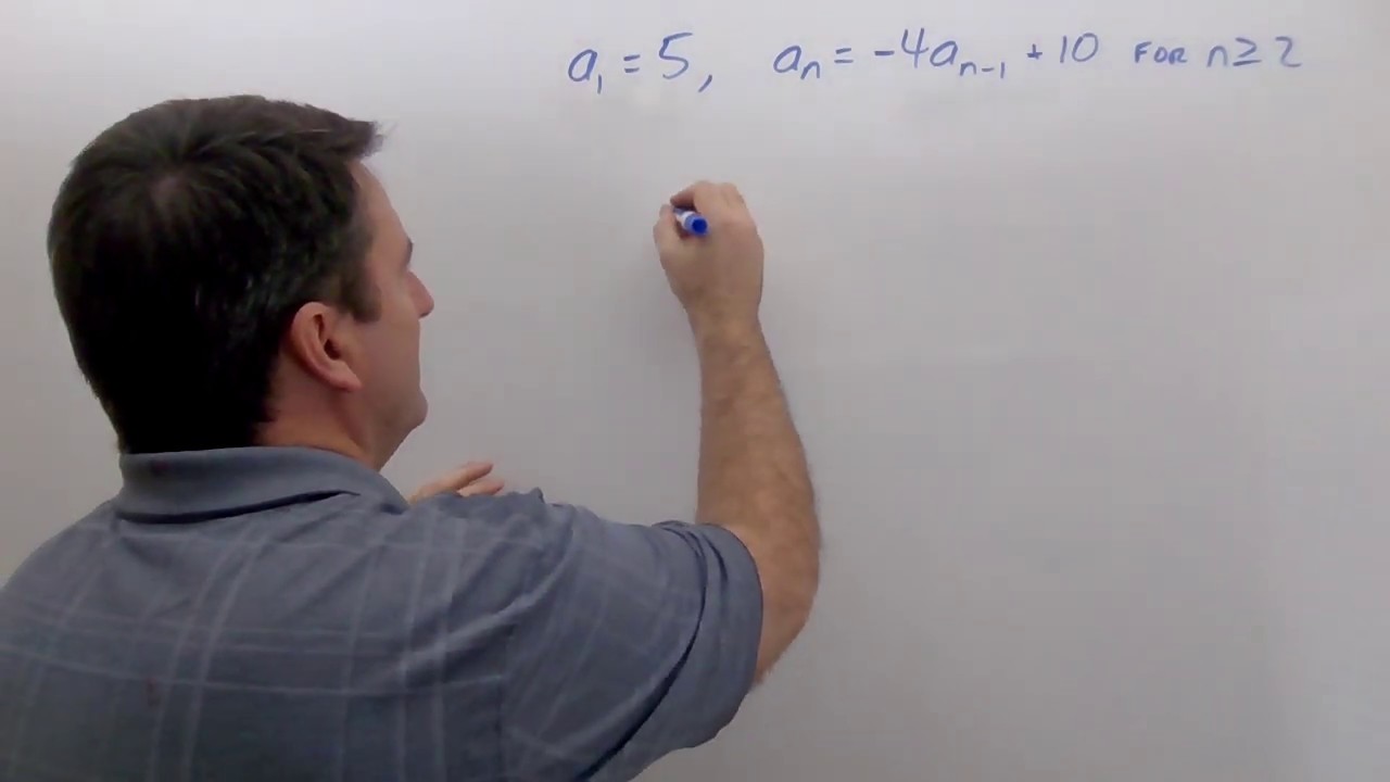 Precalculus - Recursively-Defined Sequence