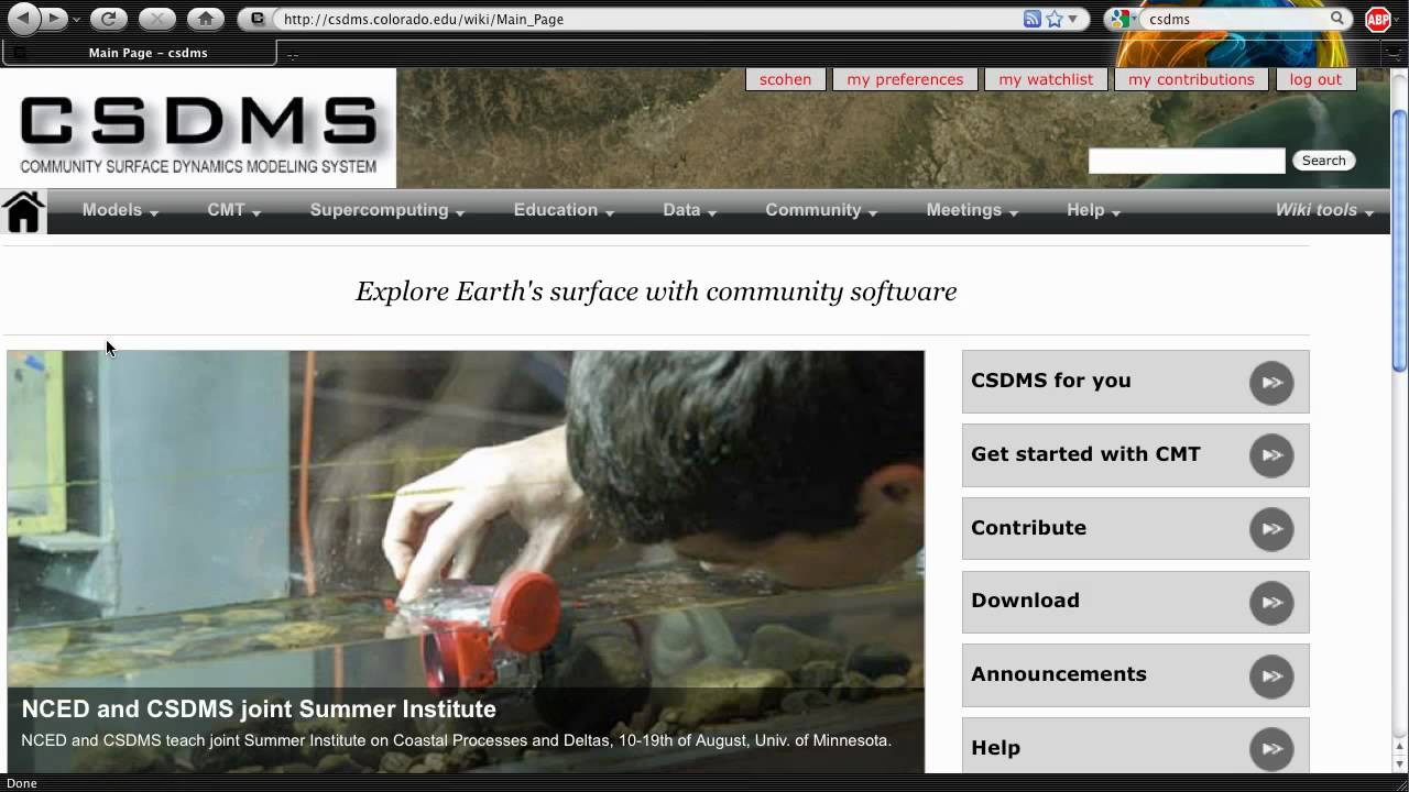 Introduction to the CSDMS model repository