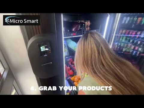 Weight sensing smart fridge used for fresh produce, fruit.Customer case.