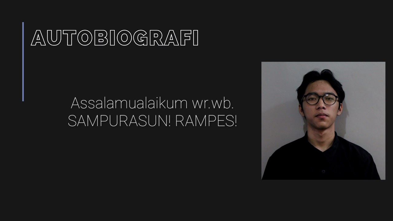 Autobiografi Dalam Bahasa Sunda