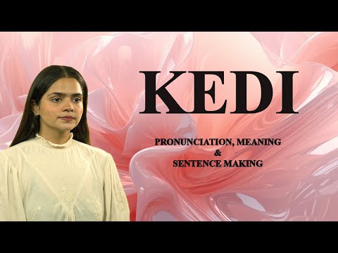 Kedi - Meaning & Pronunciation Word World Audio Video Dictionary