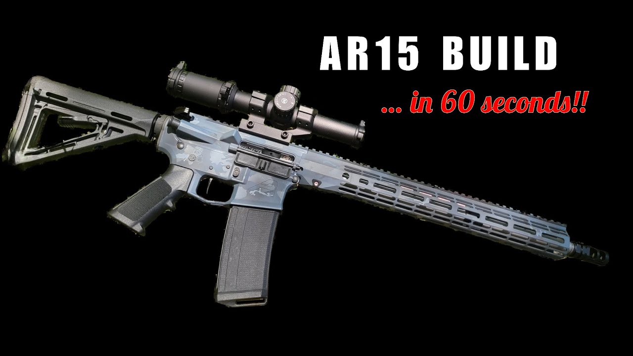 Build an AR15 in 60 seconds - Aero Precision Build