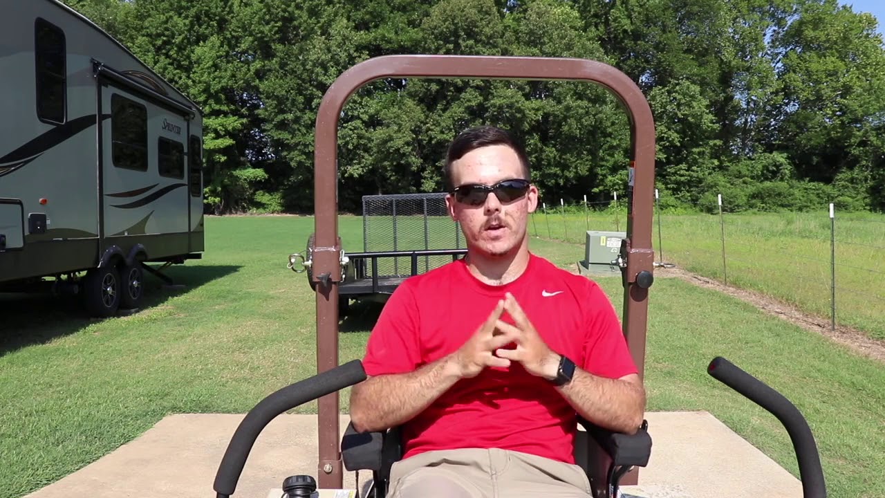 Mower Blade Change Without a Jack