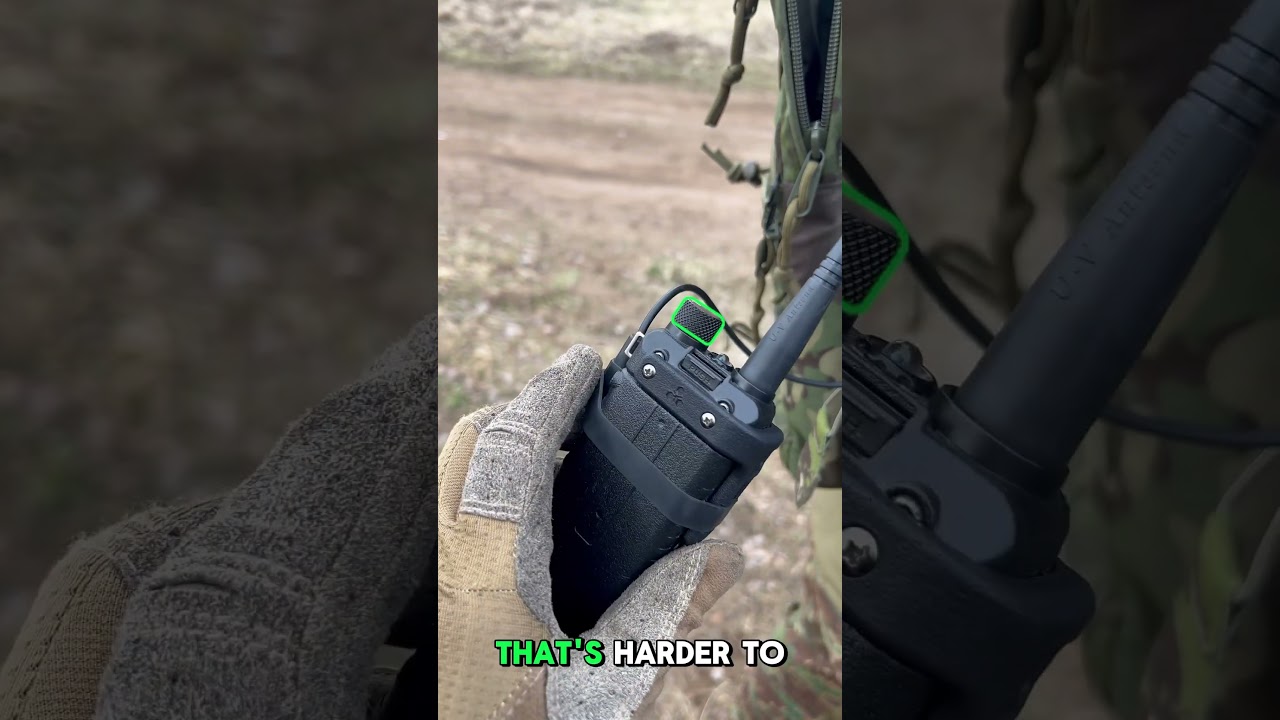 Baofeng UV5R Radio PTT Button Guard #airsoftupgrades #airsoft #hotmicing #airsoftgear