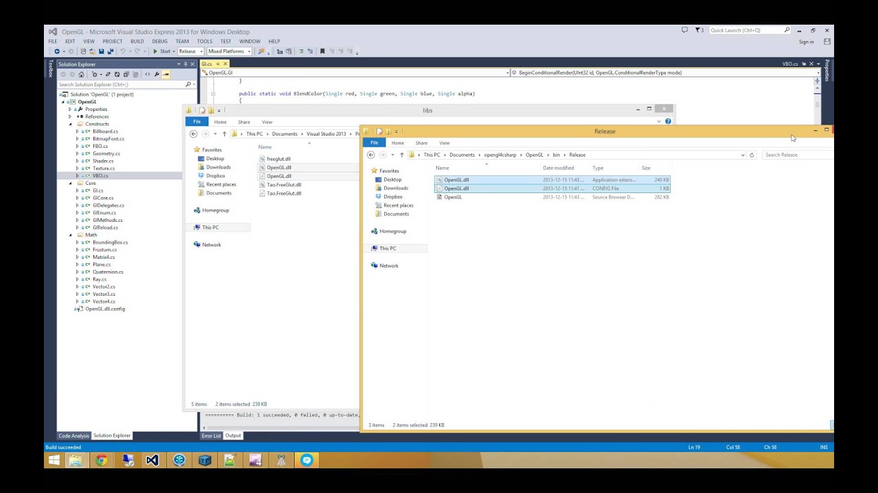C# OpenGL Tutorial 1 : Opening a Window