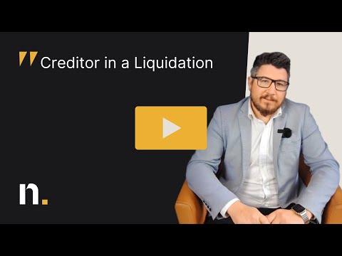 Creditor in a Liquidation