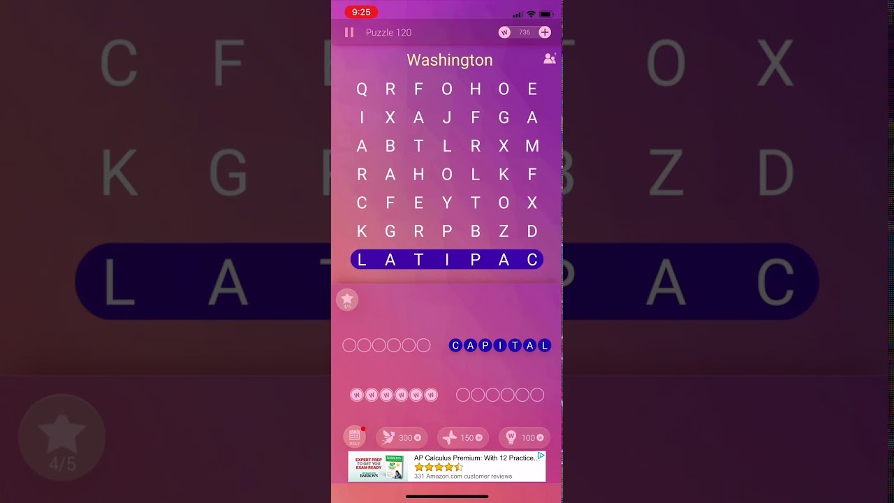 Word Search Pro | Dolphin | Washington