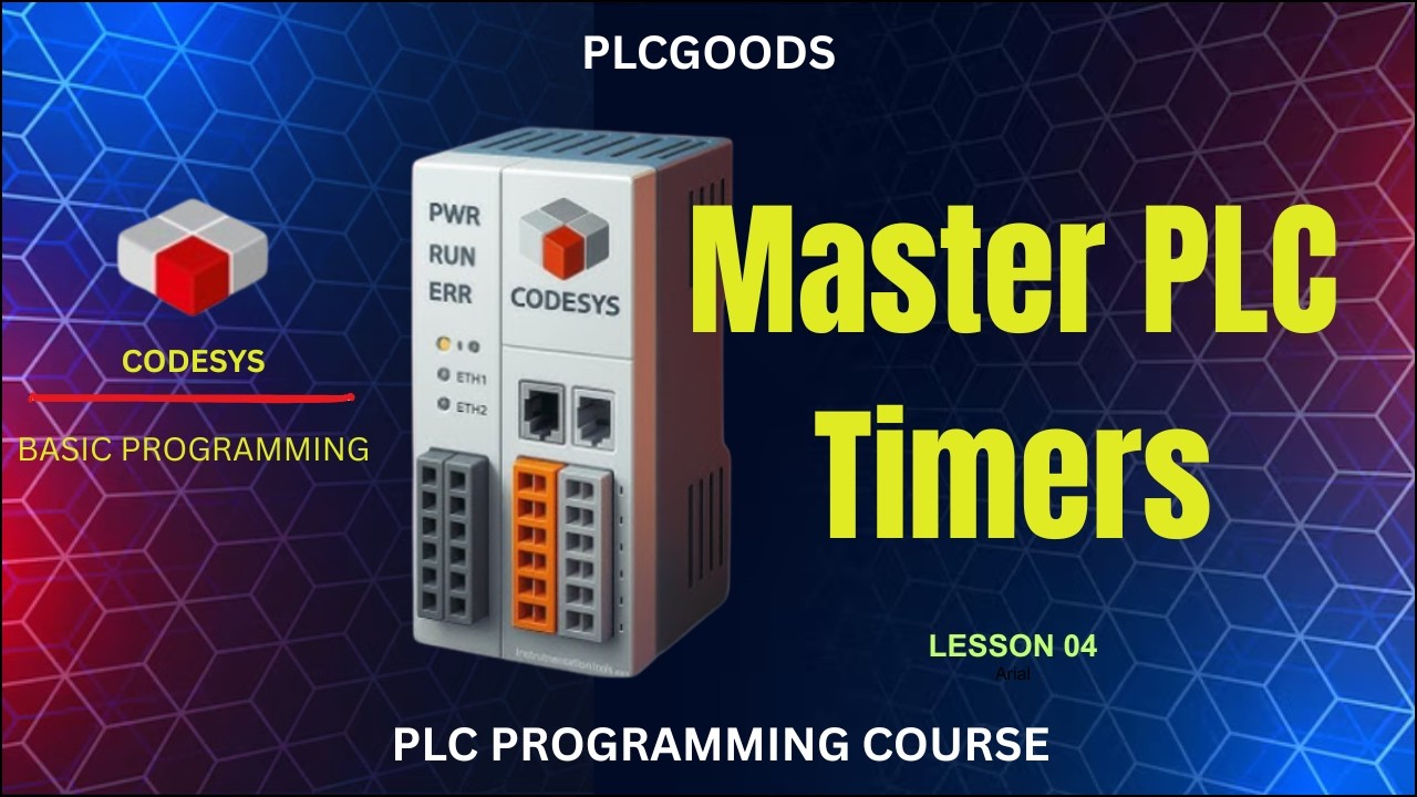 CODESYS Timer Tutorial  TON TOF TP | HOW use timers in CODESYS  | Lesson 4
