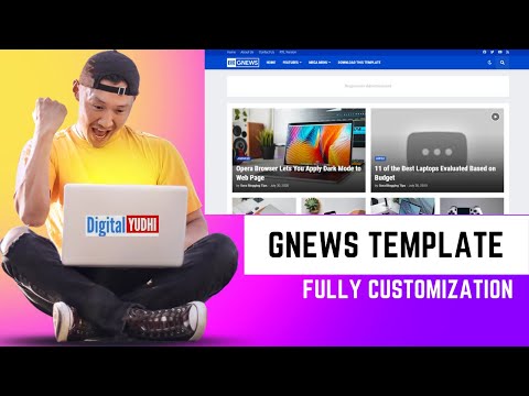 gnews blogger template customization | adsense approval blogger template