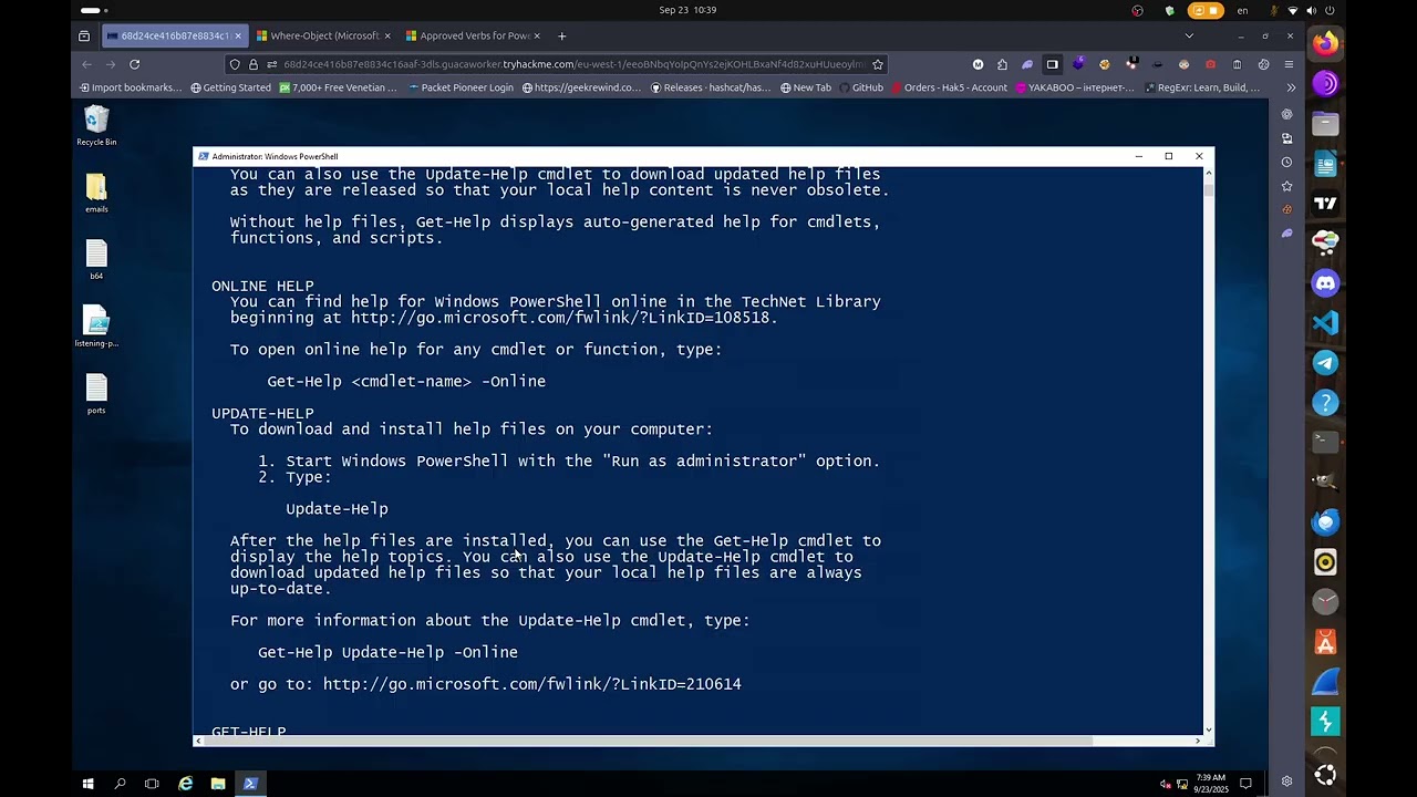 Hacking with PowerShell TryHackMe Walkthrough