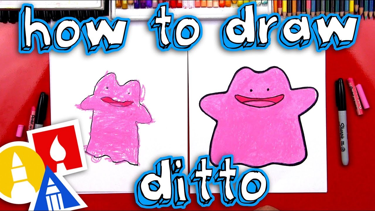 How To Draw Ditto Pokemon