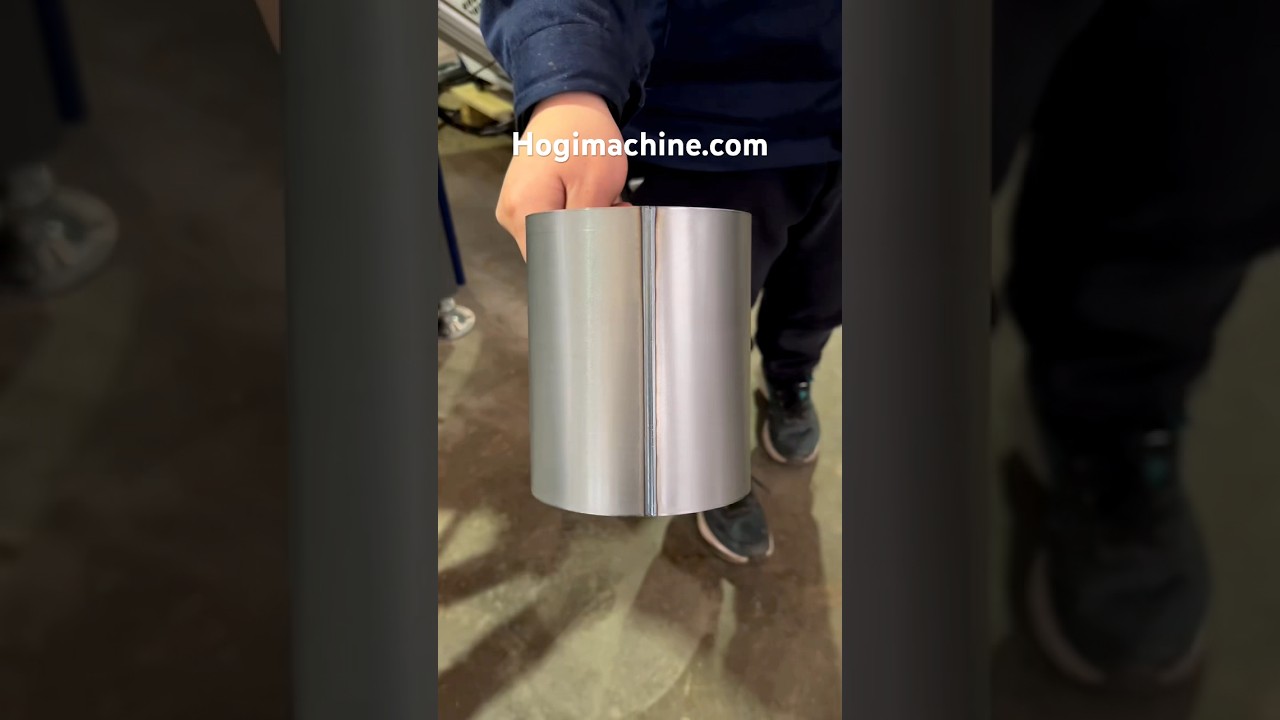 Hogi Automatic straight seam laser welding machine Longitudinal seam welder #seamweldingmachine