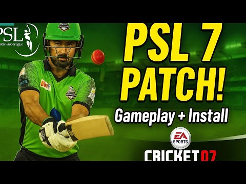How to Download HBL PSL 7 Patch for EA Cricket 07 (Gameplay Proof)