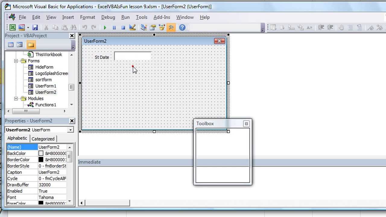 Excel VBA USERFORMS #16 Auto Format Dates in Textbox