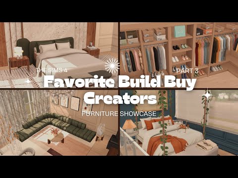 My Favorite CC Creators: Build/Buy Edition - The Sims 4 (With Links) Part 3