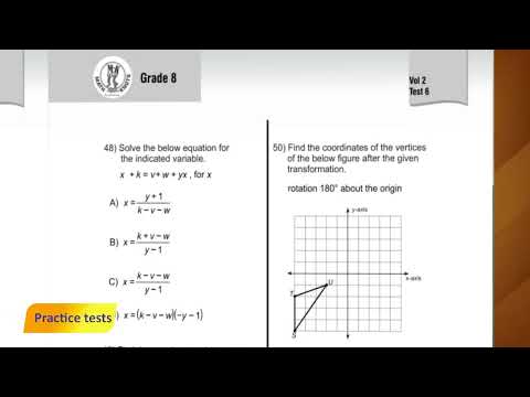 8th Grade California MATH PRACTICE TESTS VOLUME 2 Video